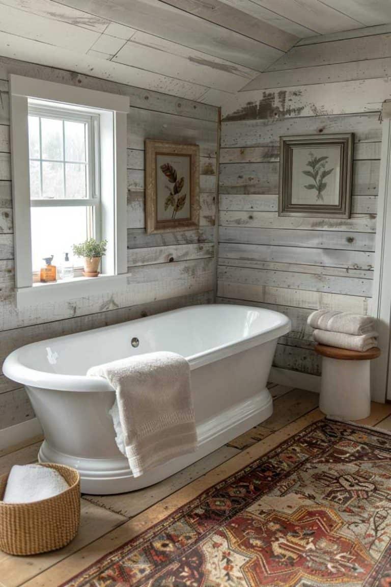 40 Shiplap Bathroom Ideas To Add Charm to Your Space