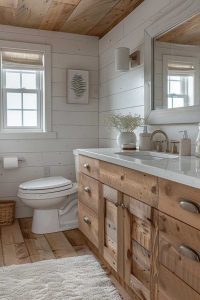 40 Shiplap Bathroom Ideas To Add Charm to Your Space