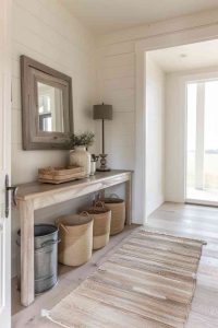 40 Farmhouse Entry Table Decor Ideas for a Warm Welcome