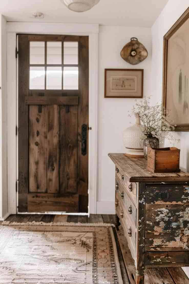40 Farmhouse Entry Table Decor Ideas for a Warm Welcome