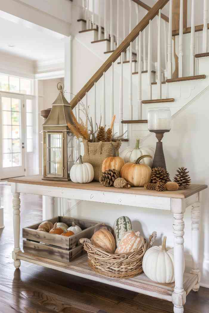 40 Farmhouse Entry Table Decor Ideas for a Warm Welcome