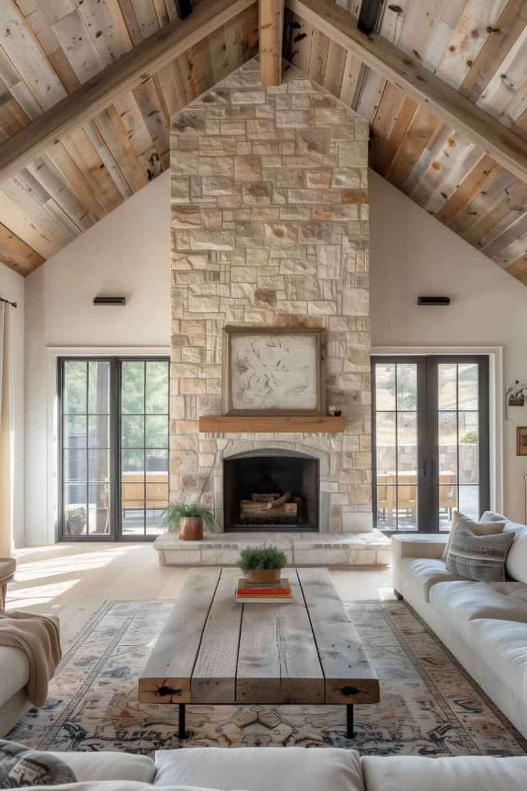 40 Farmhouse Fireplace Ideas for a Charming Home Hearth