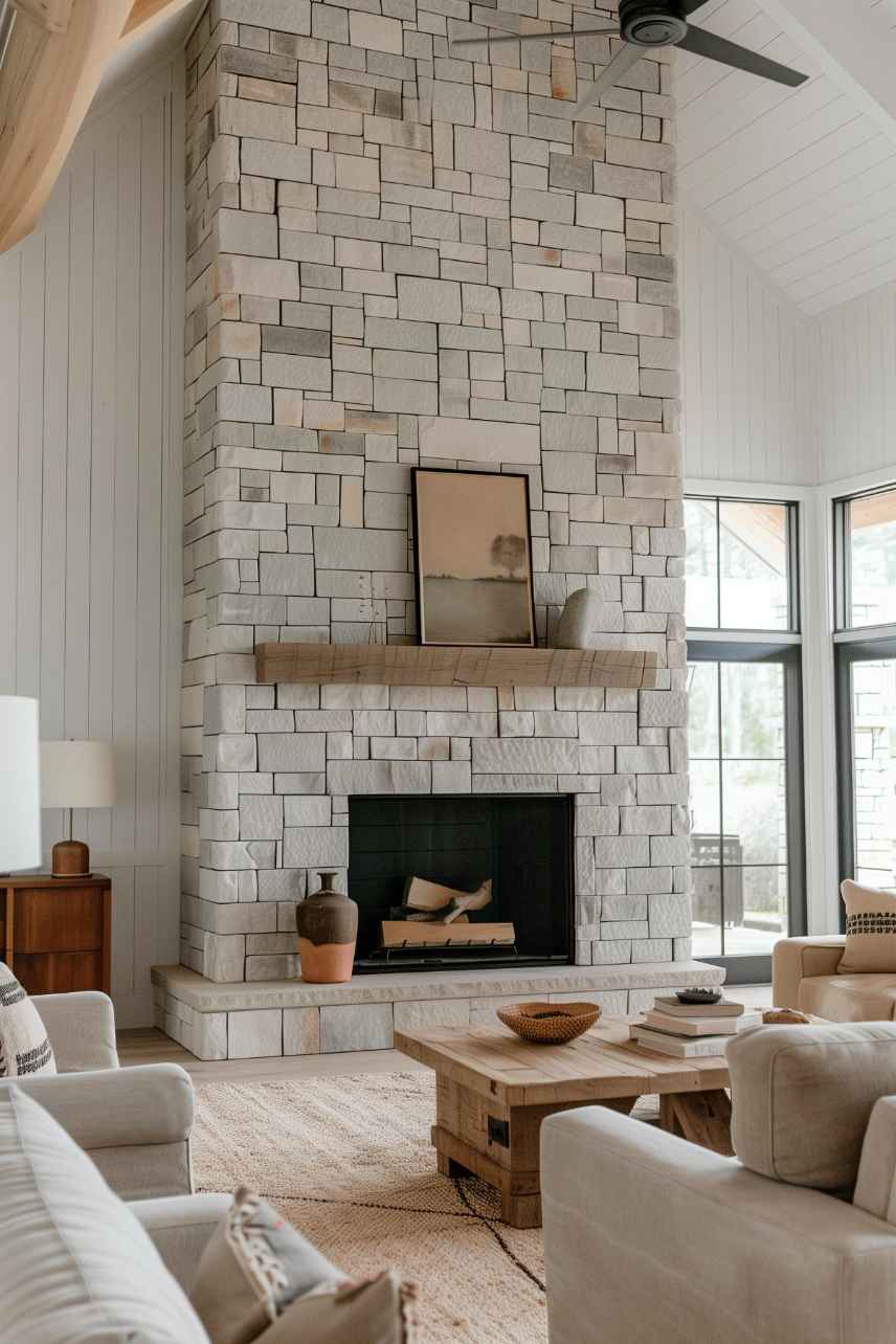40 Farmhouse Fireplace Ideas for a Charming Home Hearth