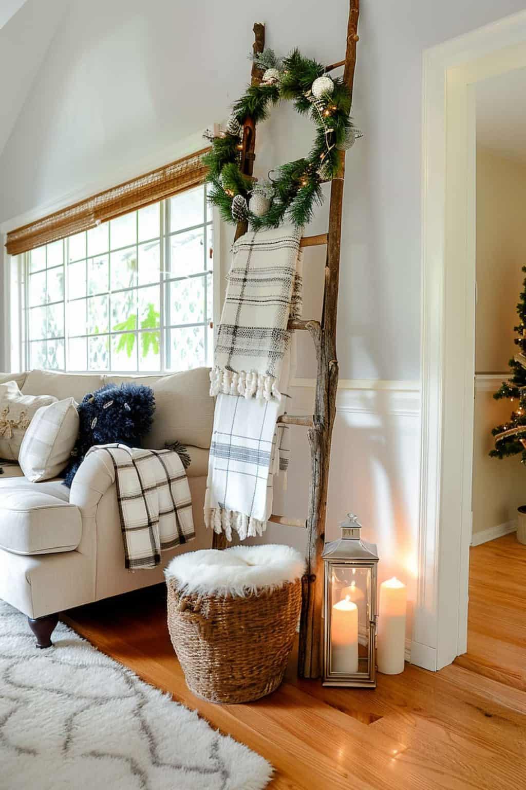 40 Farmhouse Ladder Decor Ideas To Spruce Up Your Space