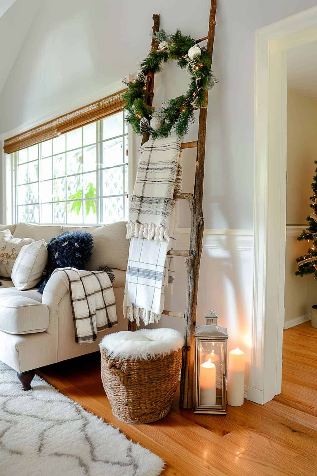 40 Farmhouse Ladder Decor Ideas To Spruce Up Your Space