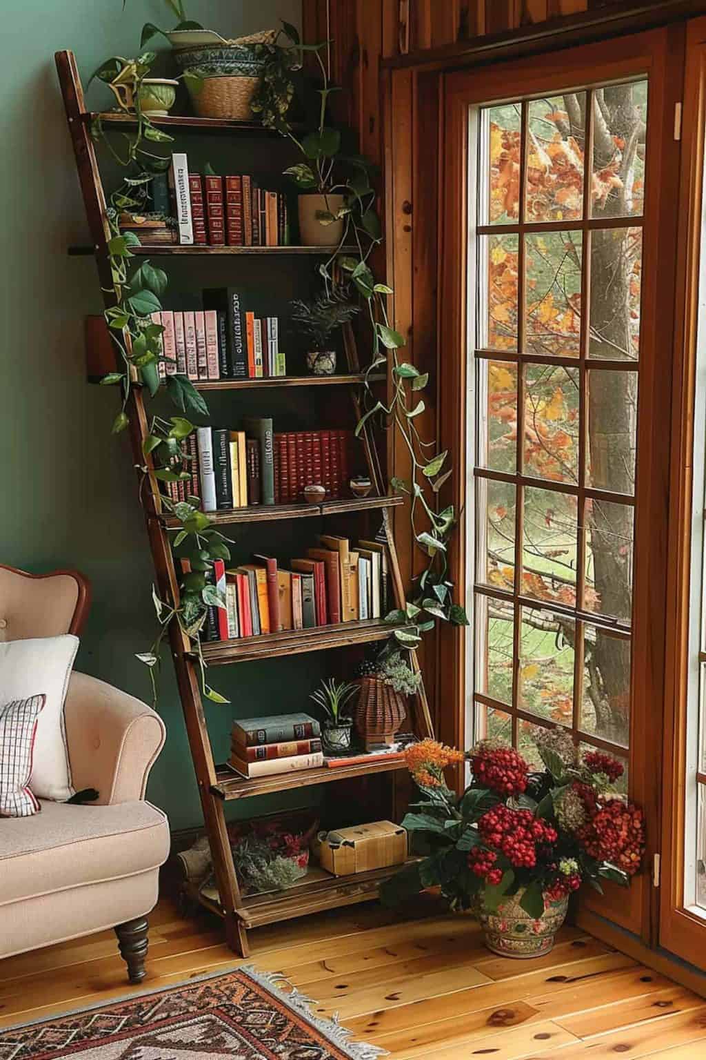40 Farmhouse Ladder Decor Ideas To Spruce Up Your Space
