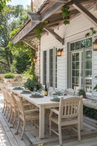 55 Farmhouse Patio Ideas for Charming and Rustic Style