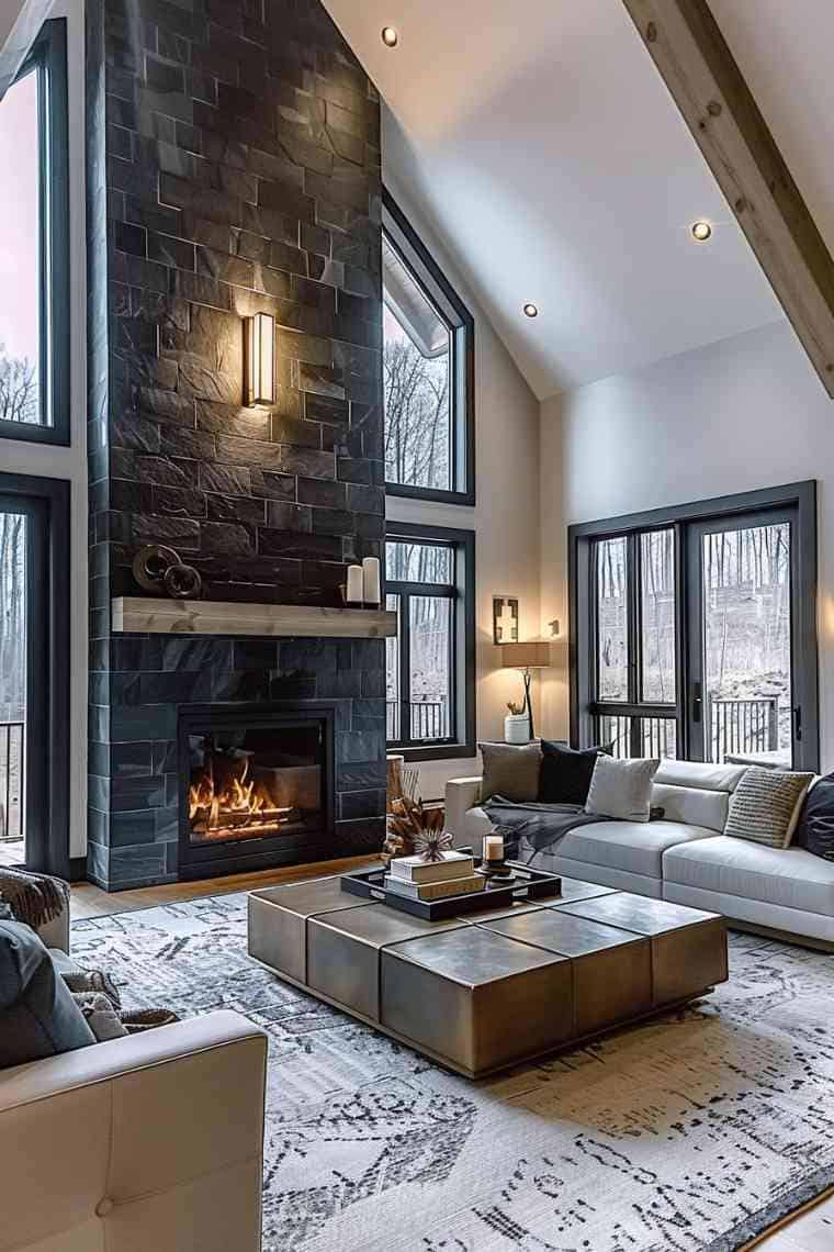 35 Fireplace Accent Wall Ideas for a Cozy Home Touch