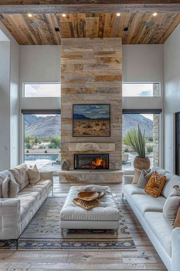 35 Fireplace Accent Wall Ideas for a Cozy Home Touch