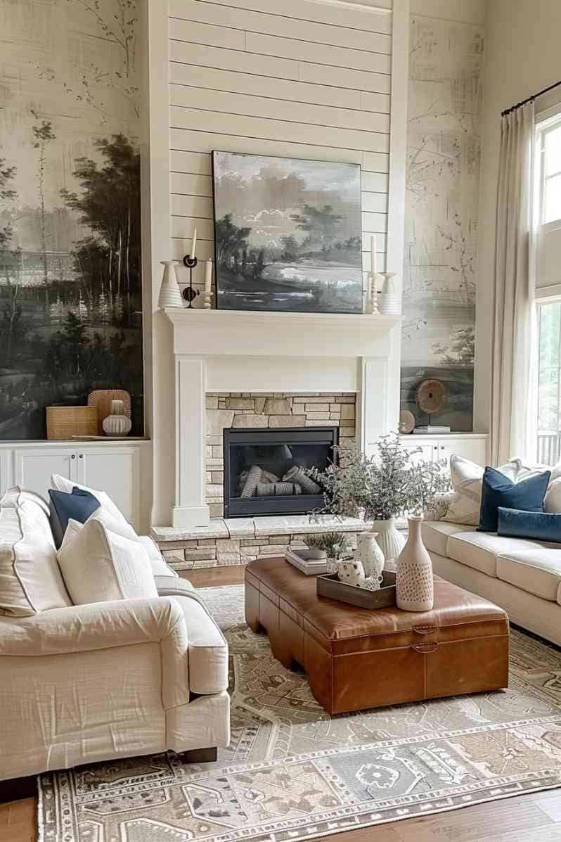35 Fireplace Accent Wall Ideas for a Cozy Home Touch