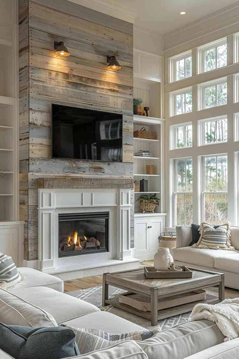 35 Fireplace Accent Wall Ideas for a Cozy Home Touch