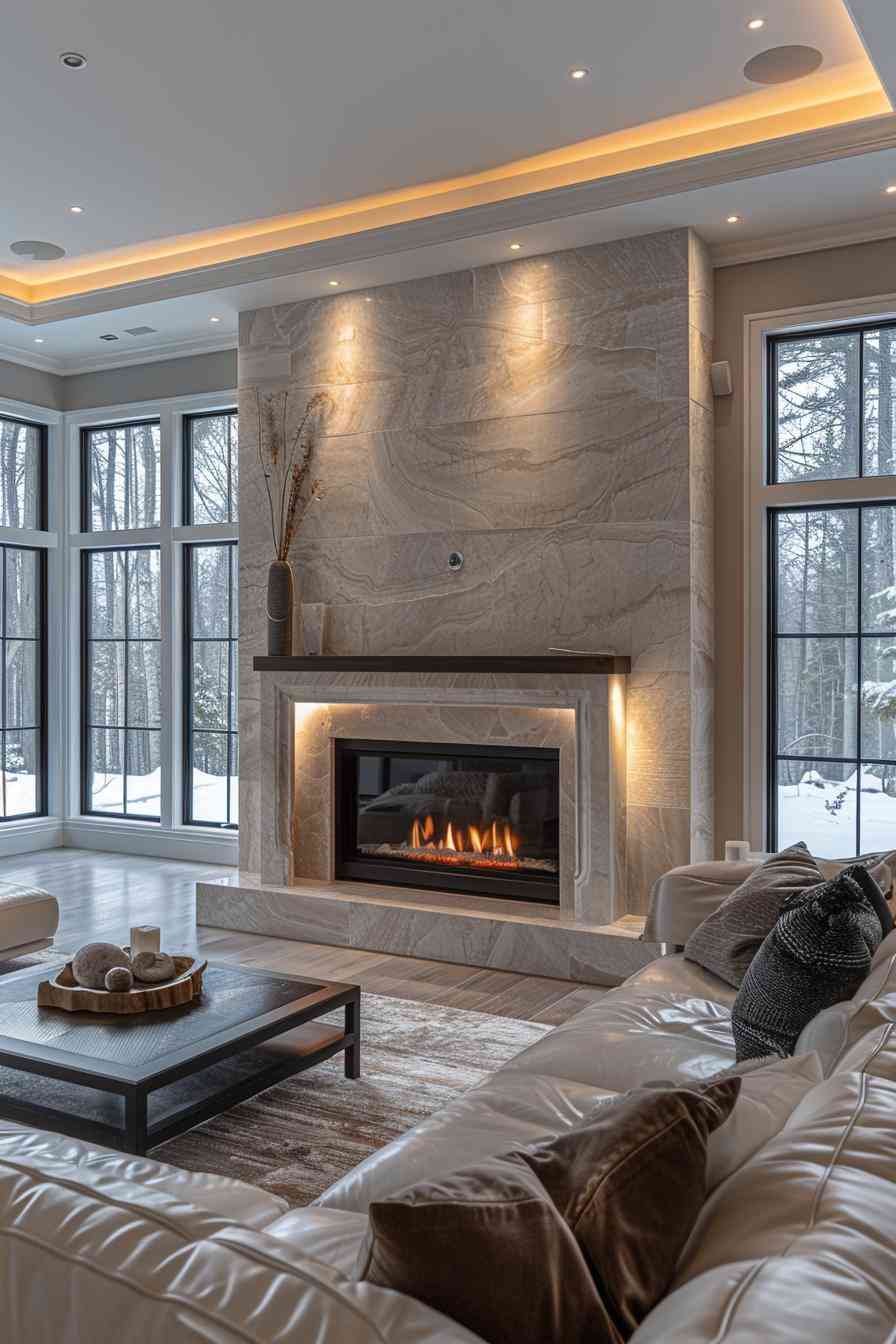 35 Fireplace Accent Wall Ideas for a Cozy Home Touch