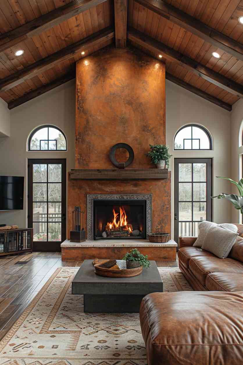 35 Fireplace Accent Wall Ideas for a Cozy Home Touch