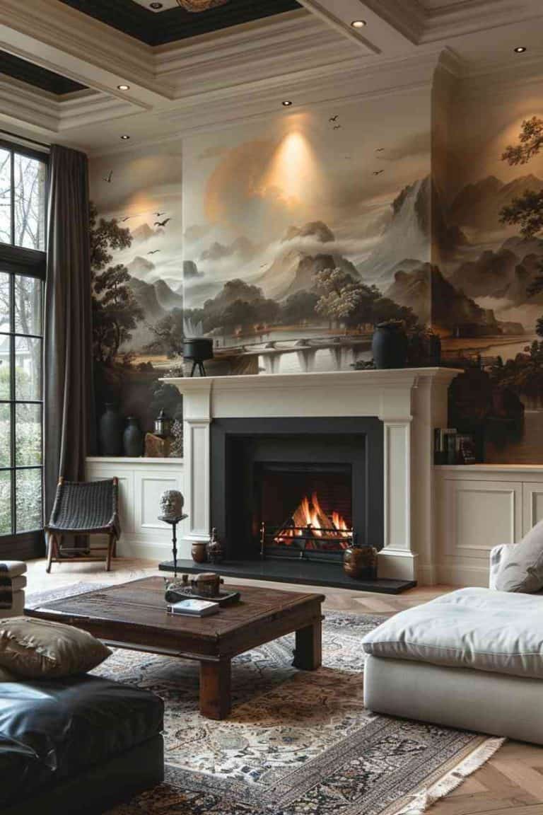 35 Fireplace Accent Wall Ideas for a Cozy Home Touch