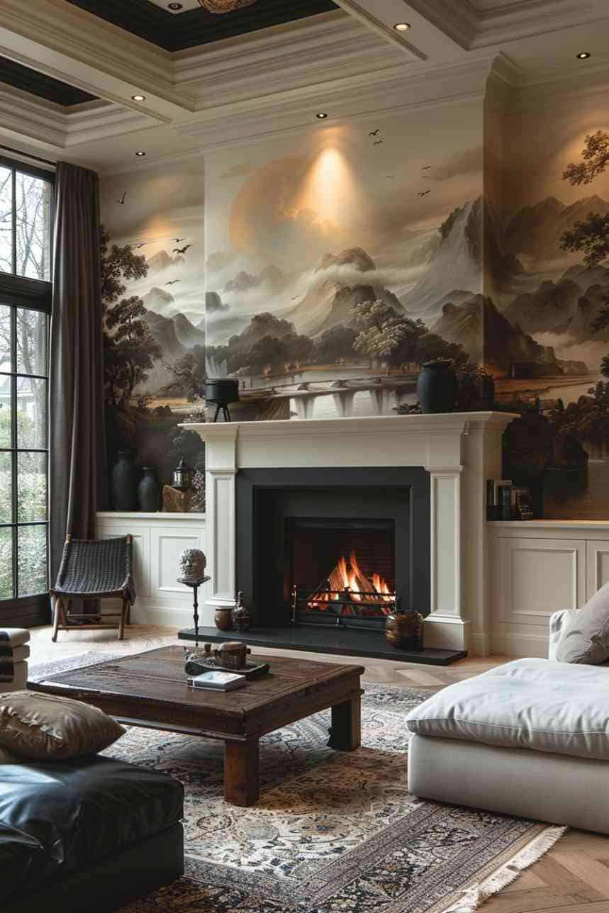 35 Fireplace Accent Wall Ideas for a Cozy Home Touch