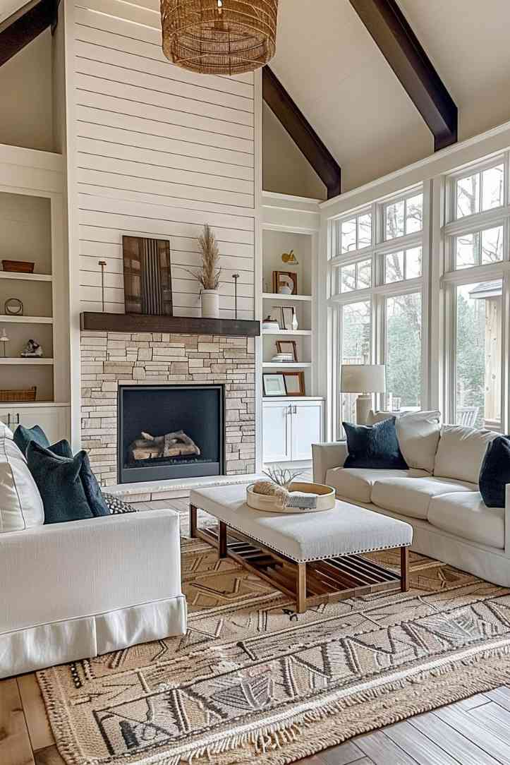 35 Fireplace Accent Wall Ideas for a Cozy Home Touch