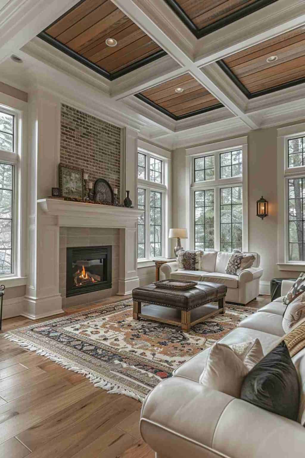 40 Fireplaces With Windows on Each Side for Natural Light and Views