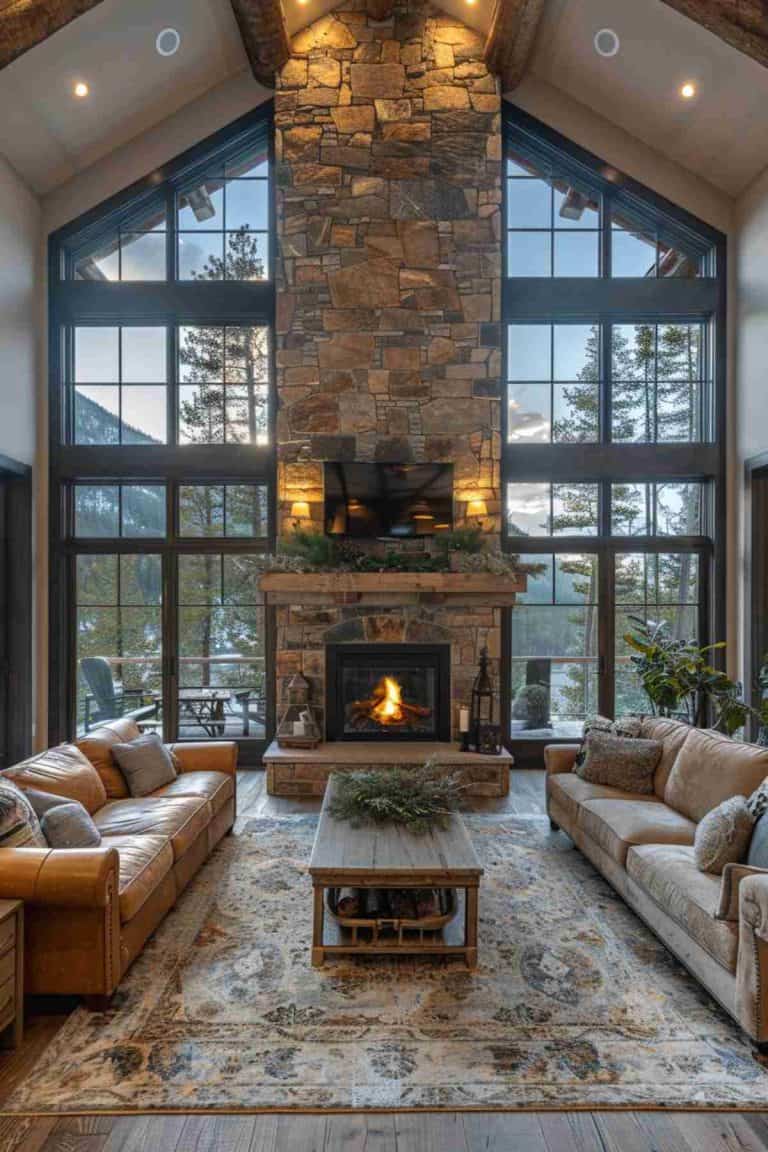 40 Fireplaces With Windows on Each Side for Natural Light and Views