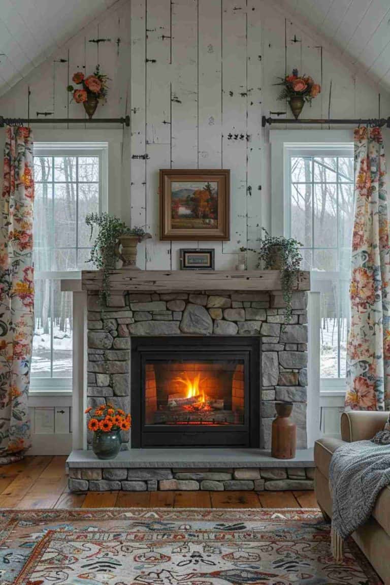 40 Fireplaces With Windows on Each Side for Natural Light and Views