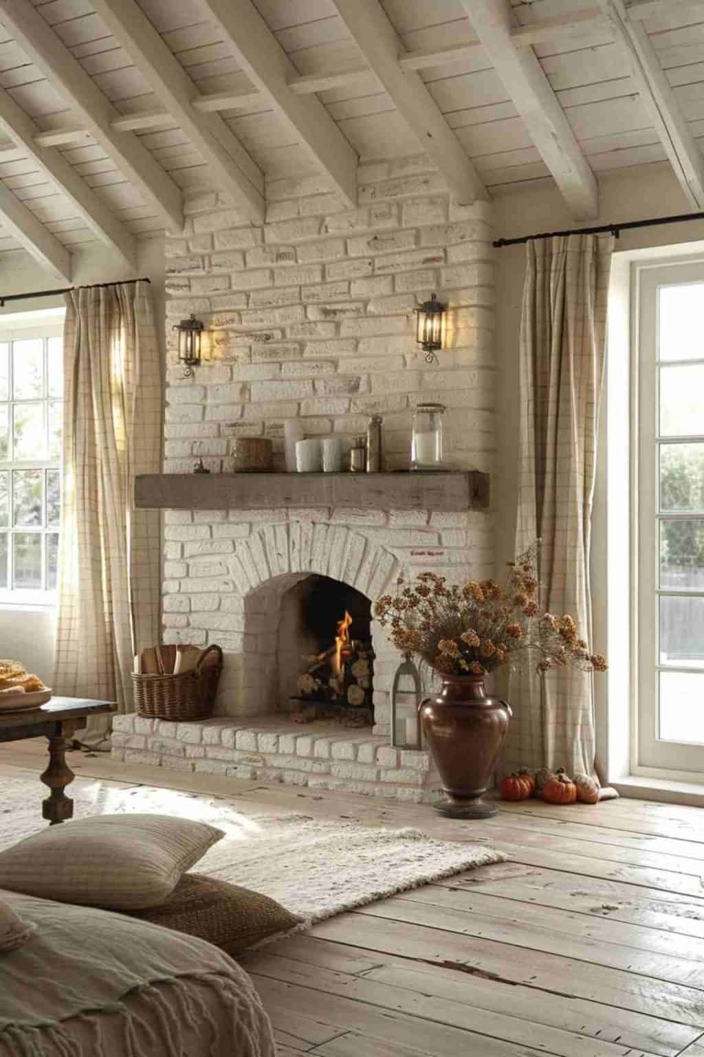 40 Fireplaces With Windows on Each Side for Natural Light and Views