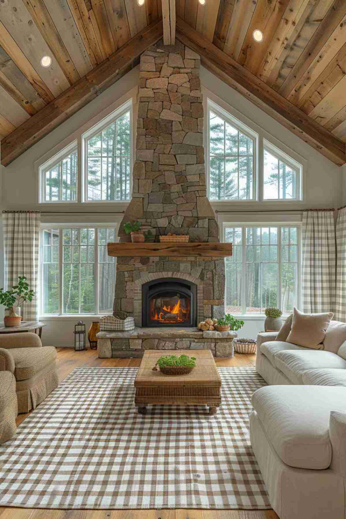 40 Fireplaces With Windows on Each Side for Natural Light and Views