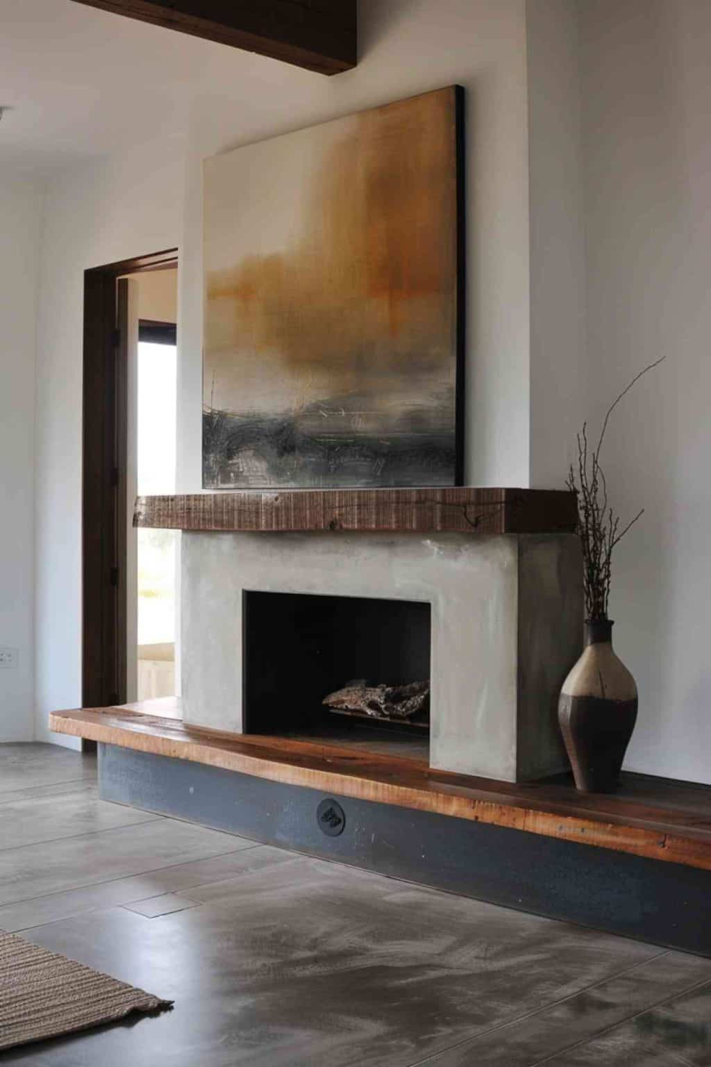40 Modern Mantel Decor Ideas To Elevate Your Fireplace With Style 40-modern-mantel-decor-ideas-to-elevate-your-fireplace-with-style