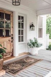 45 Small Front Porch Decor Ideas To Maximize Your Curb Appeal