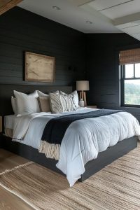 40 Dark Shiplap Walls To Elevate Your Home Interiors