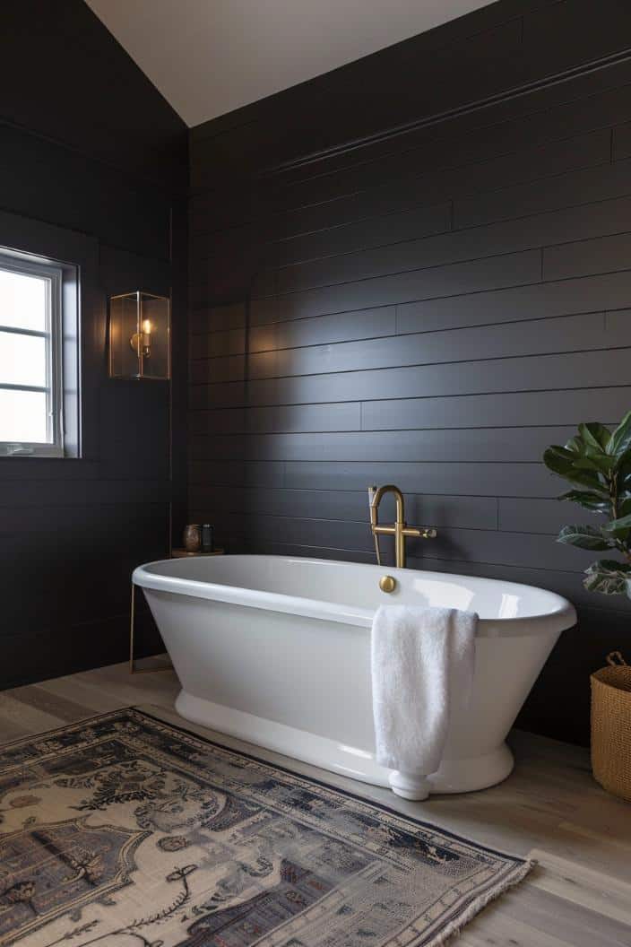 40 Dark Shiplap Walls To Elevate Your Home Interiors