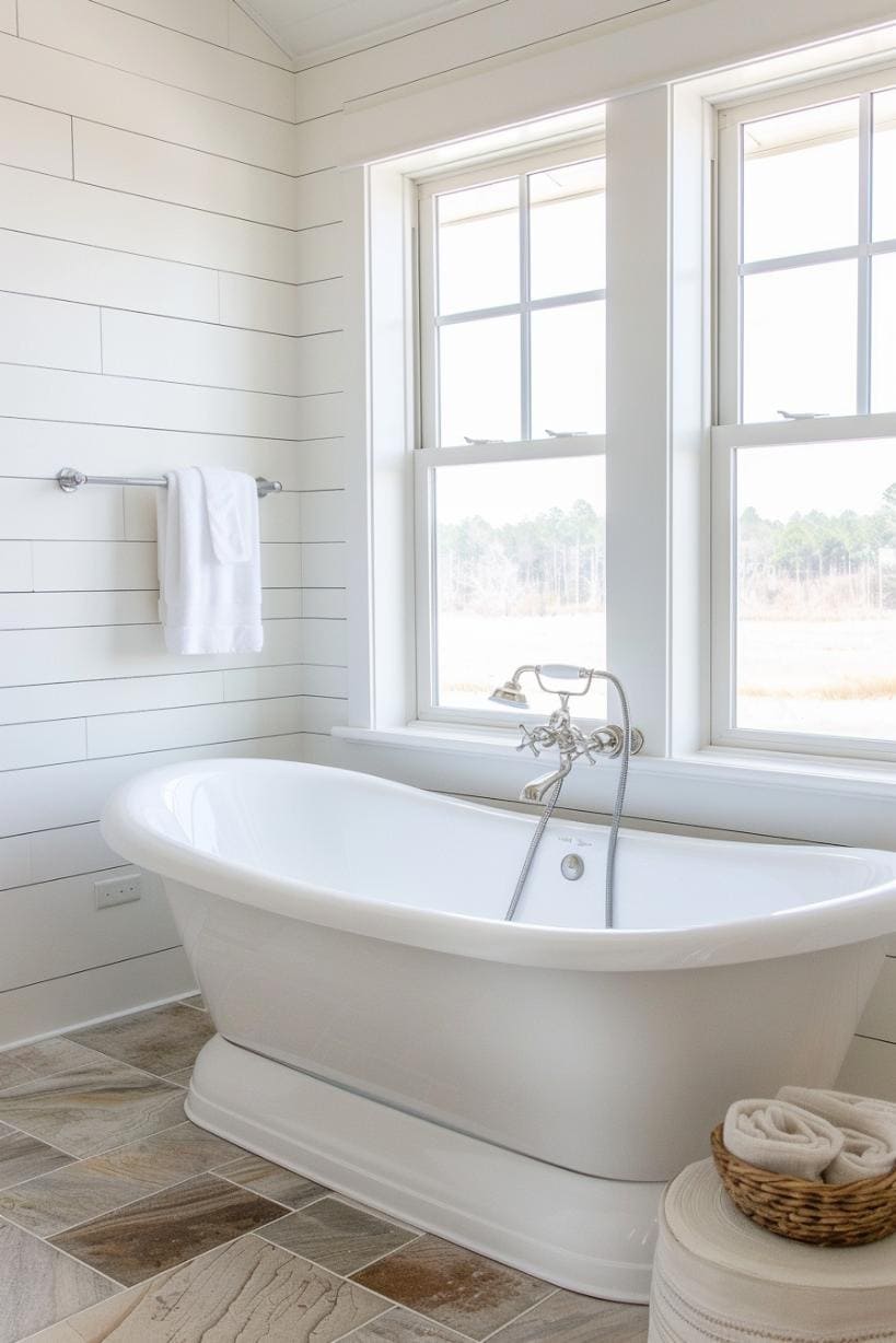 35 Farmhouse Bathroom Tile Ideas for Your Rustic Restroom