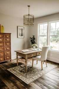 45 Farmhouse Office Ideas To Create a Cozy Workspace