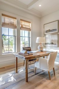 45 Farmhouse Office Ideas To Create a Cozy Workspace