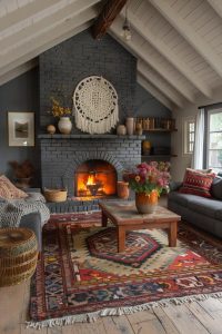 40 Chic Gray Brick Fireplace Ideas for a Cozy Home