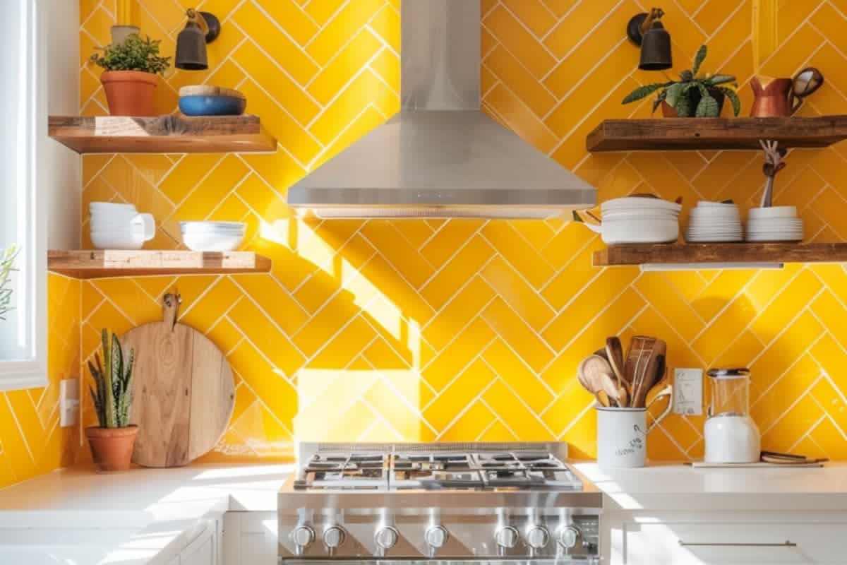 22 Herringbone Subway Tile Backsplash Ideas: Must-Try Designs!