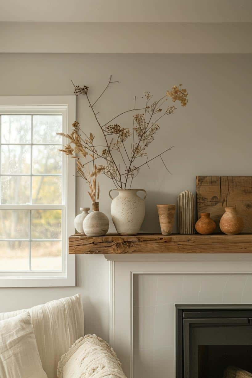 40 Rustic Mantel Decor Ideas To Revamp Your Fireplace