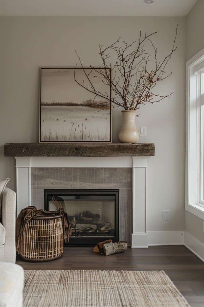 40 Rustic Mantel Decor Ideas To Revamp Your Fireplace