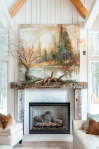 40 Rustic Mantel Decor Ideas To Revamp Your Fireplace