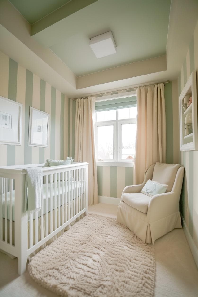 35 Sage Green Nursery for a Soothing Space for Your Baby