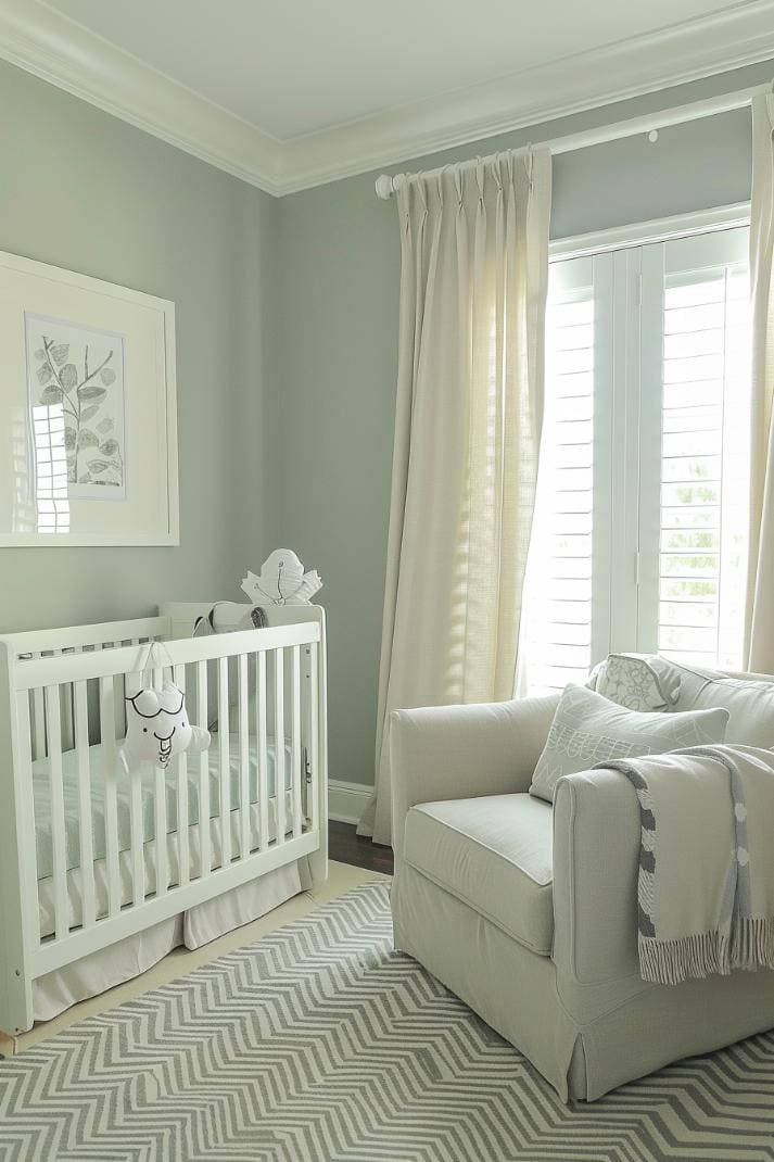 35 Sage Green Nursery for a Soothing Space for Your Baby