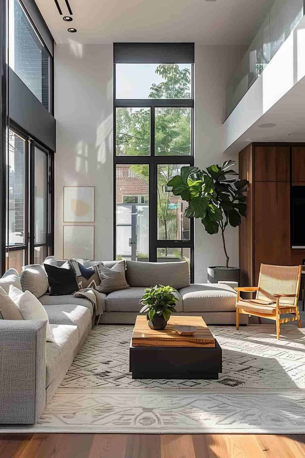 18 Modern Organic Living Rooms: Bring the Outdoors In