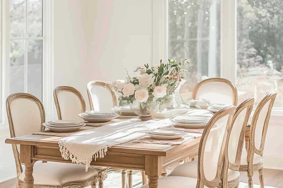 Chic French Country Dining Table