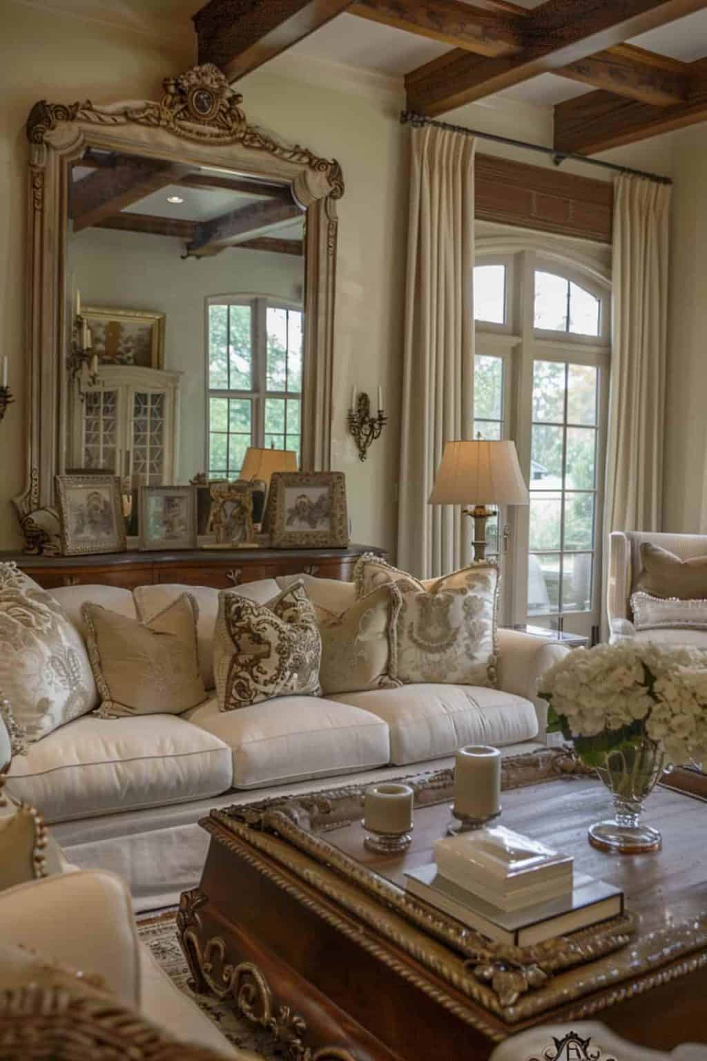 36 French Country Living Room Ideas That Embody Rustic Elegance