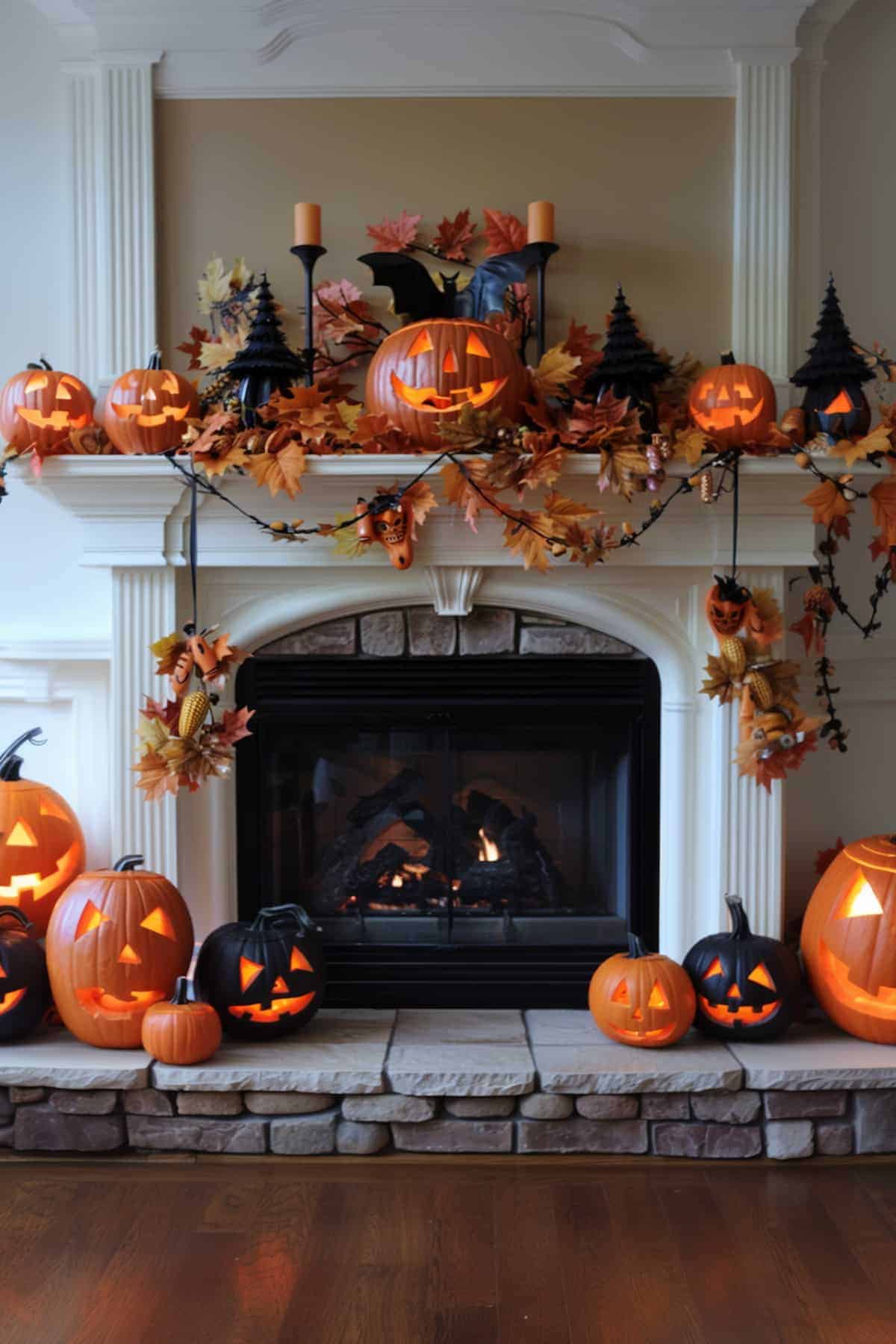 39 Halloween Mantel Decor Ideas To Spookify Your Space