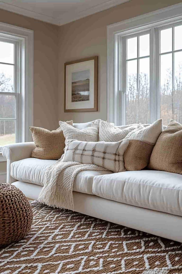 40 Neutral Sitting Room Ideas To Create a Calm, Cozy Space