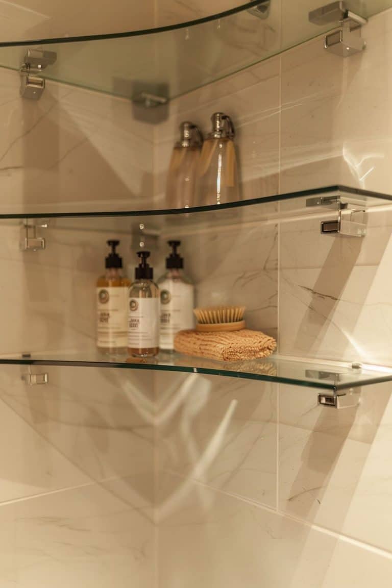 28 Shower Shelf Ideas To Style and Organize Your Bathroom