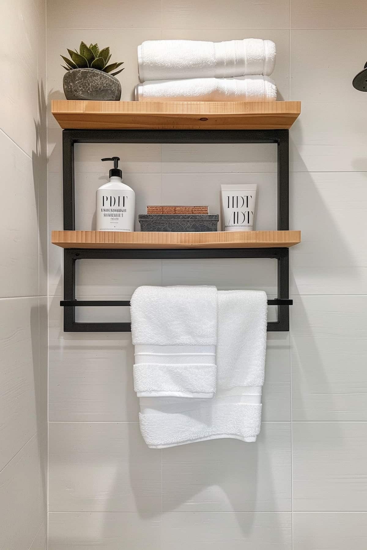 28 Shower Shelf Ideas To Style and Organize Your Bathroom