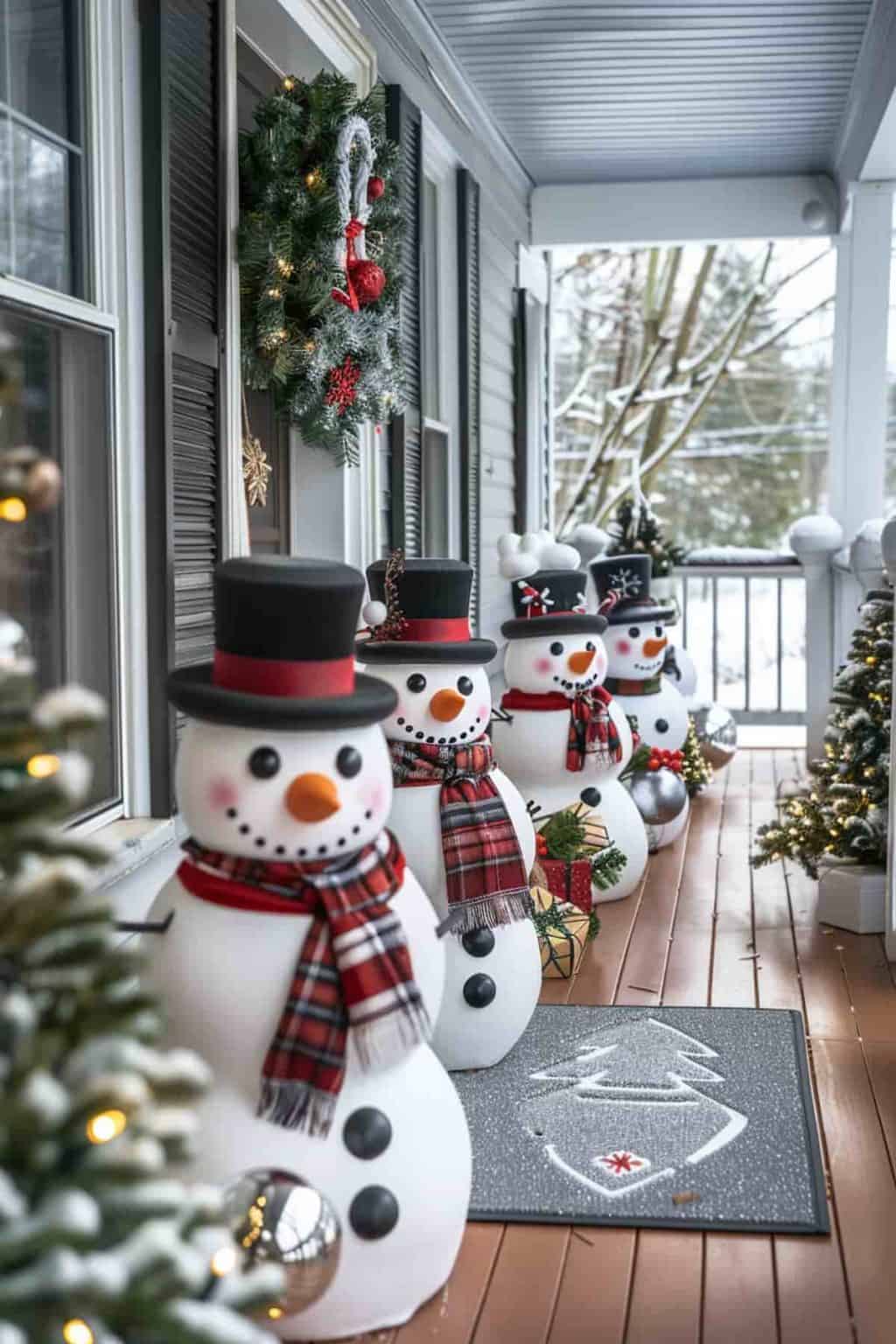 40 Christmas Front Porch Decor Ideas for a Festive Welcome