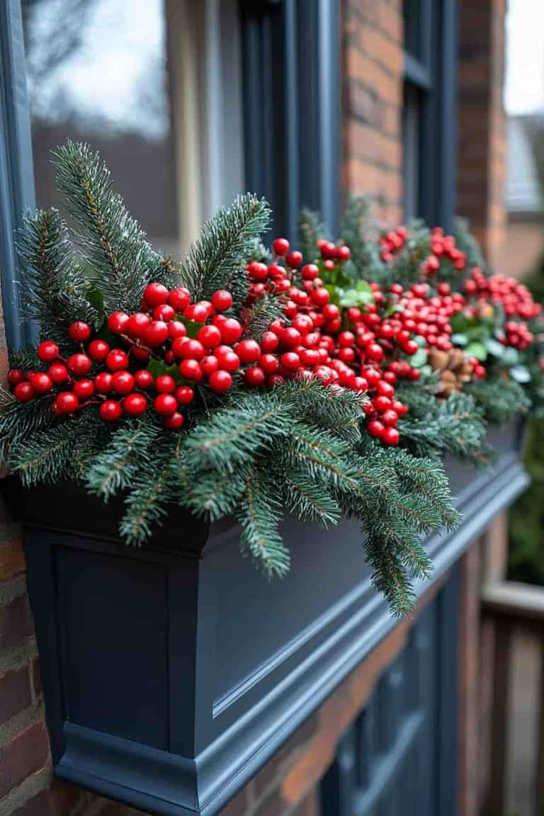 35 Christmas Window Box Ideas for a Festive, Enchanting Display