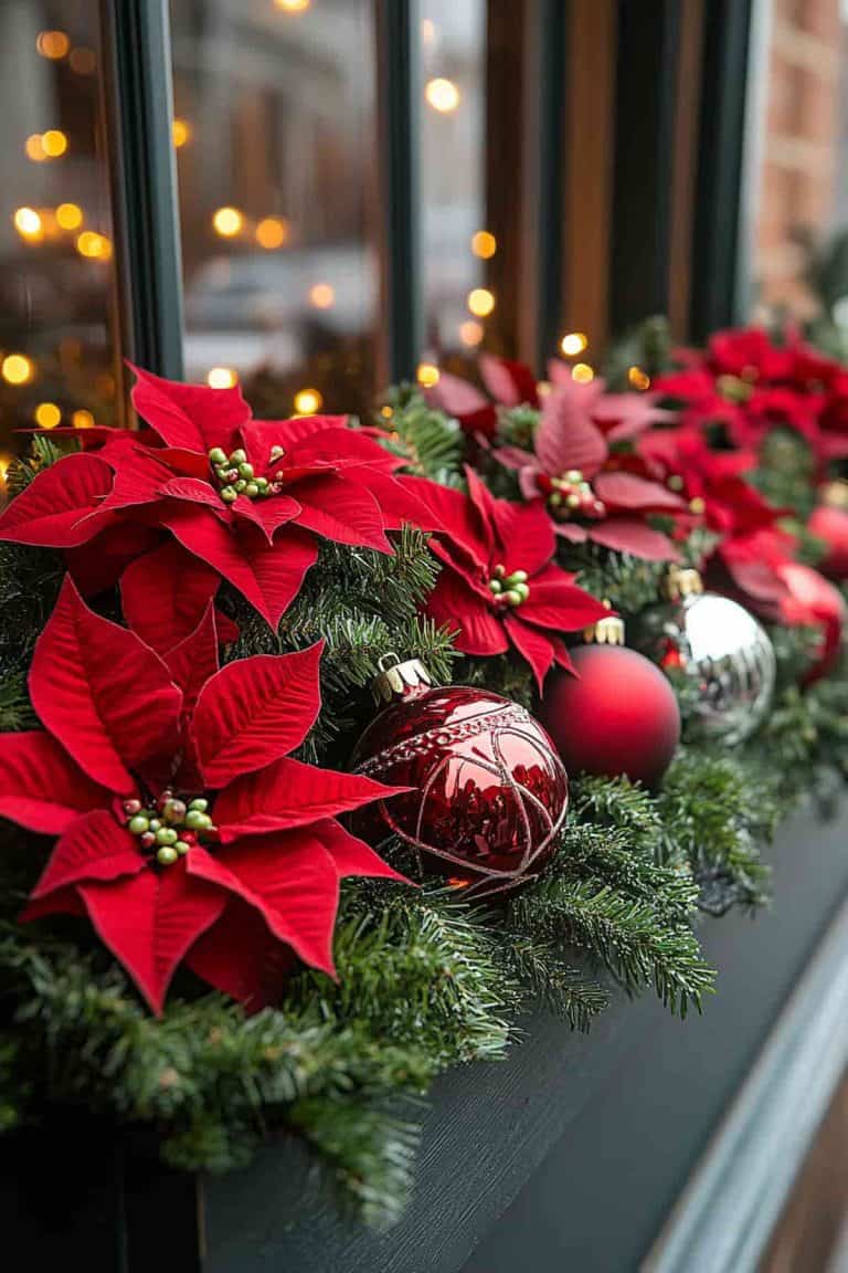 35 Christmas Window Box Ideas for a Festive, Enchanting Display