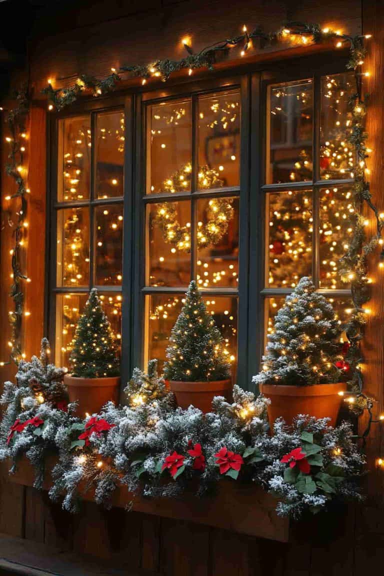 35 Christmas Window Box Ideas for a Festive, Enchanting Display